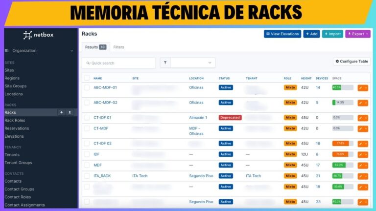 Netbox Software gestión de infraestructura de red y documentación de ...