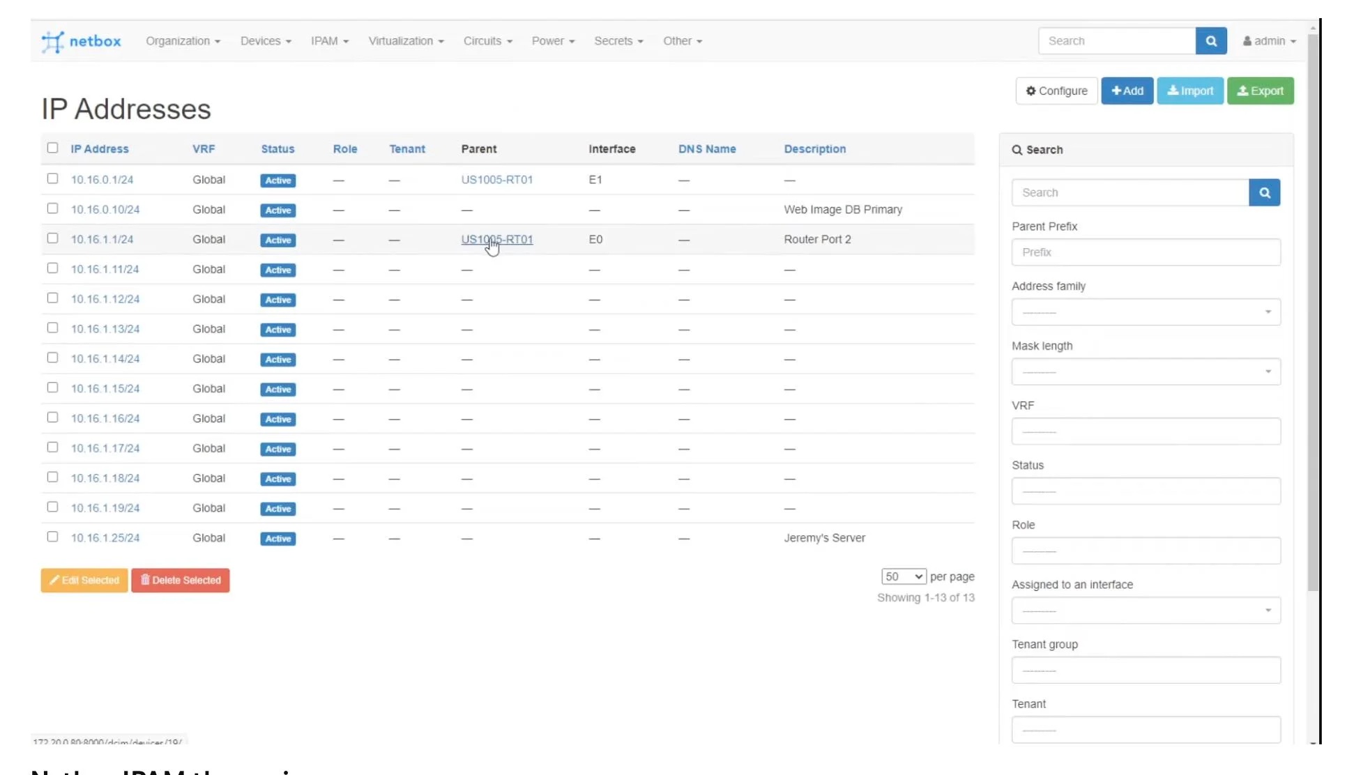 Netbox Software gestión de infraestructura de red y documentación de ...